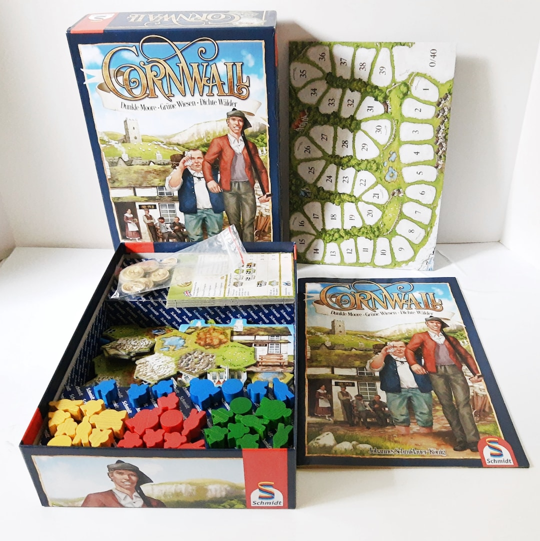 Cornwall Board Game, Schmidt Germany, Tile Laying Game by Schmidauer ...