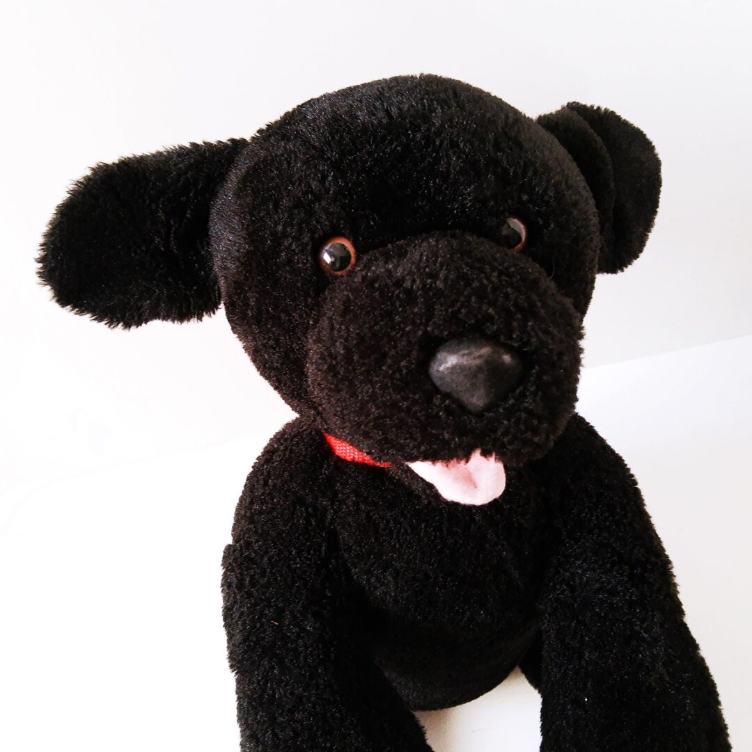 Build a Bear Black Lab Plush Labrador Puppy Dog, Inspired 2001 ...