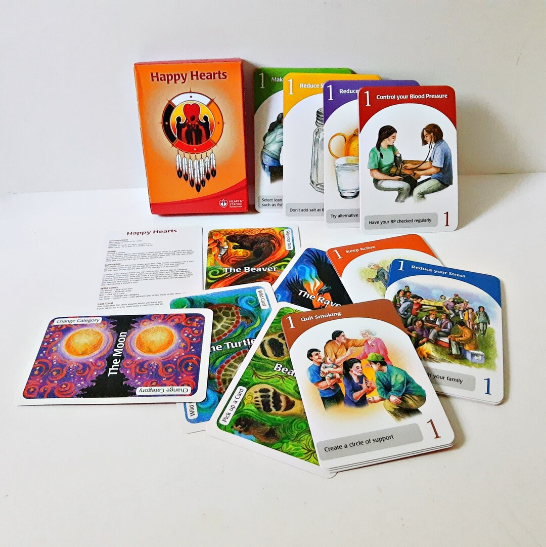 Happy Hearts Cards, Family Card Game, Healthy Lifestyle Choices, Tips ...
