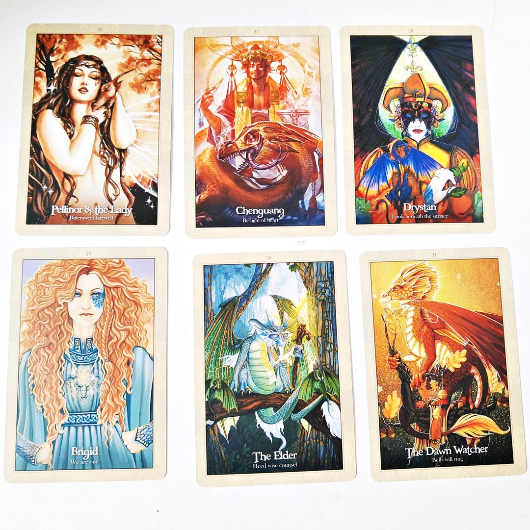 Set of Tarot Oracle Cards 43 Card Deck and Guidebook Lucy Cavendish ...