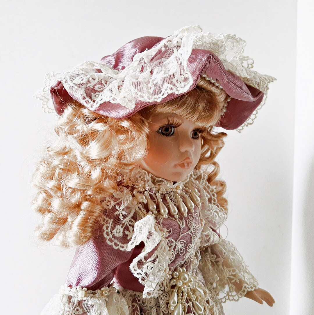 Dee Dea Series Doll, Collectors Choice, Long Blonde Ringlets, Porcelain ...