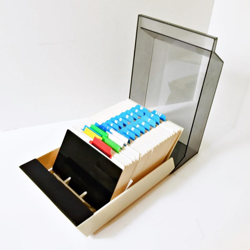 Address File Box - Etsy