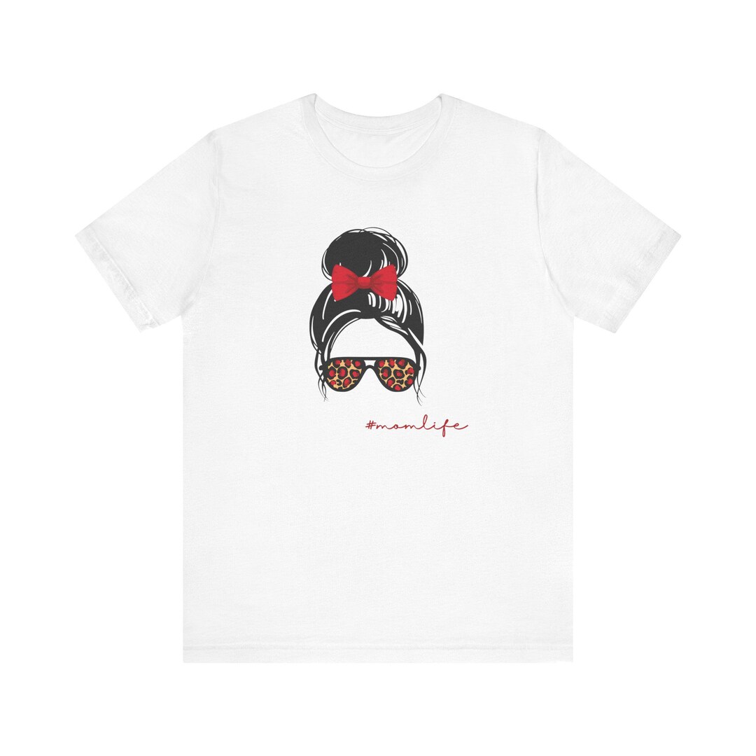 Mom Life Red Cheetah Unisex Jersey Short Sleeve Tee - Etsy