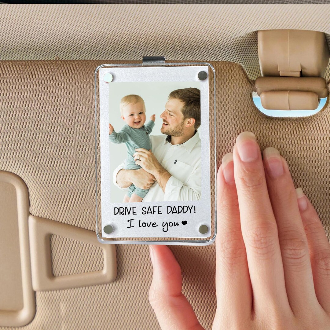 Personalized Photo Car Visor Clip, Custom Sun Visor Clip for Car ...