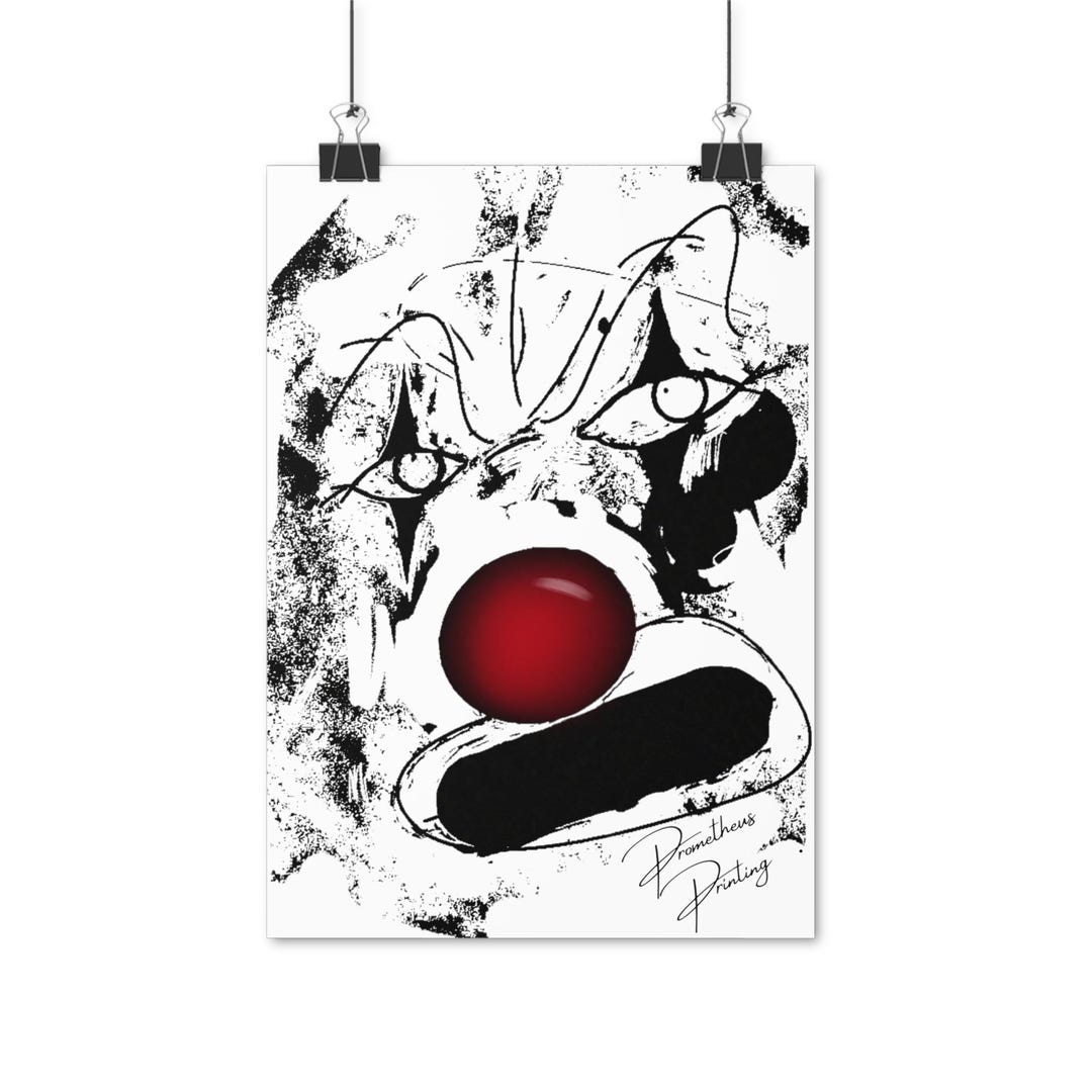 Graffiti Clown Poster - Etsy