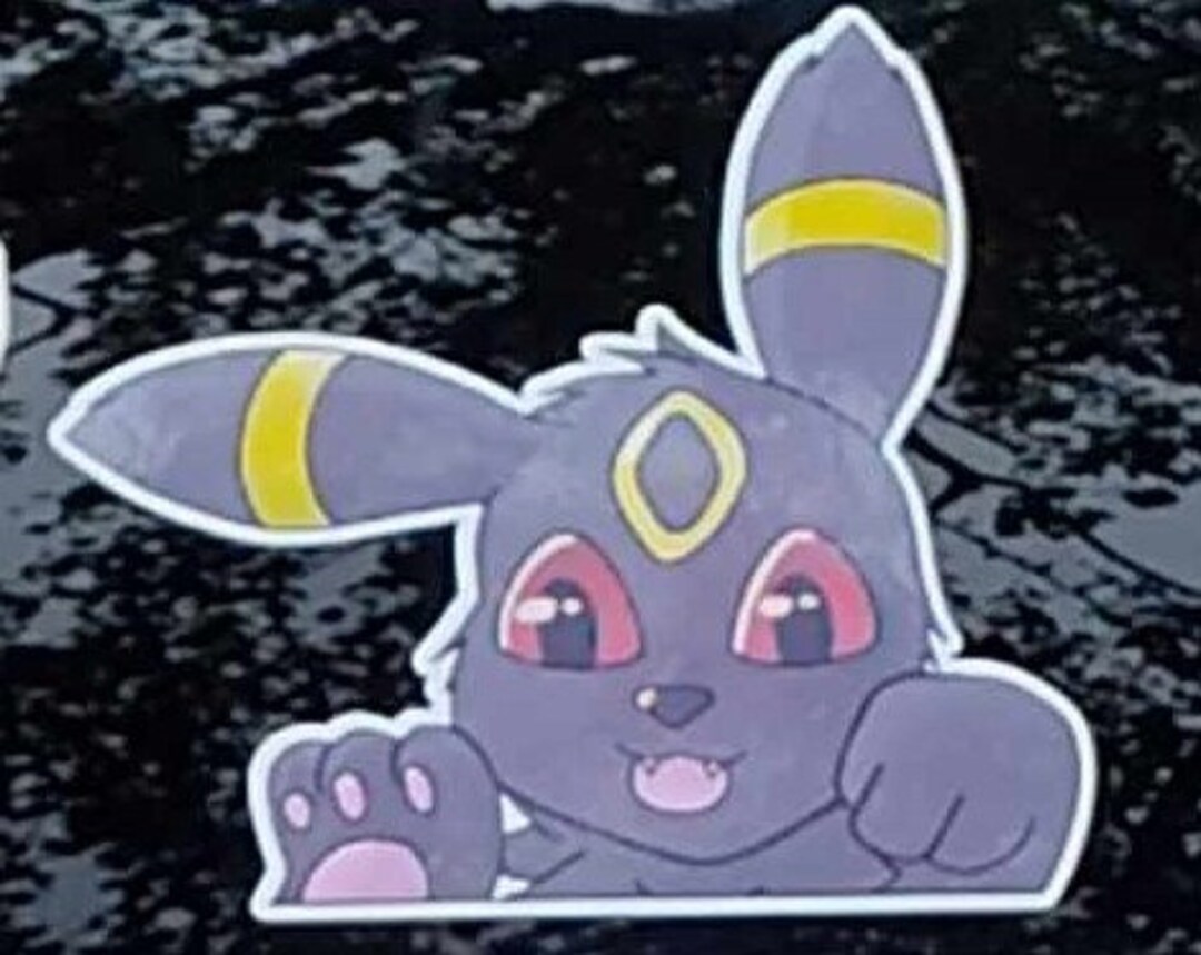 Umbreon From Pokemon Peeker Sticker/car Decal - Etsy