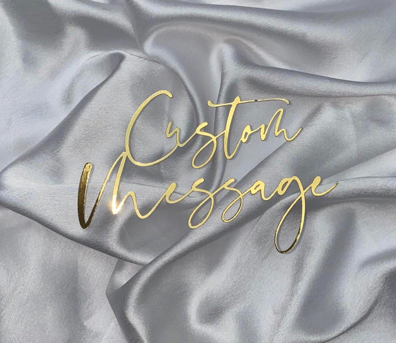 Custom Script Font Cake Topper Cake Charm Perfect for Heart Cakes Bento Cake Charm Personalised ...