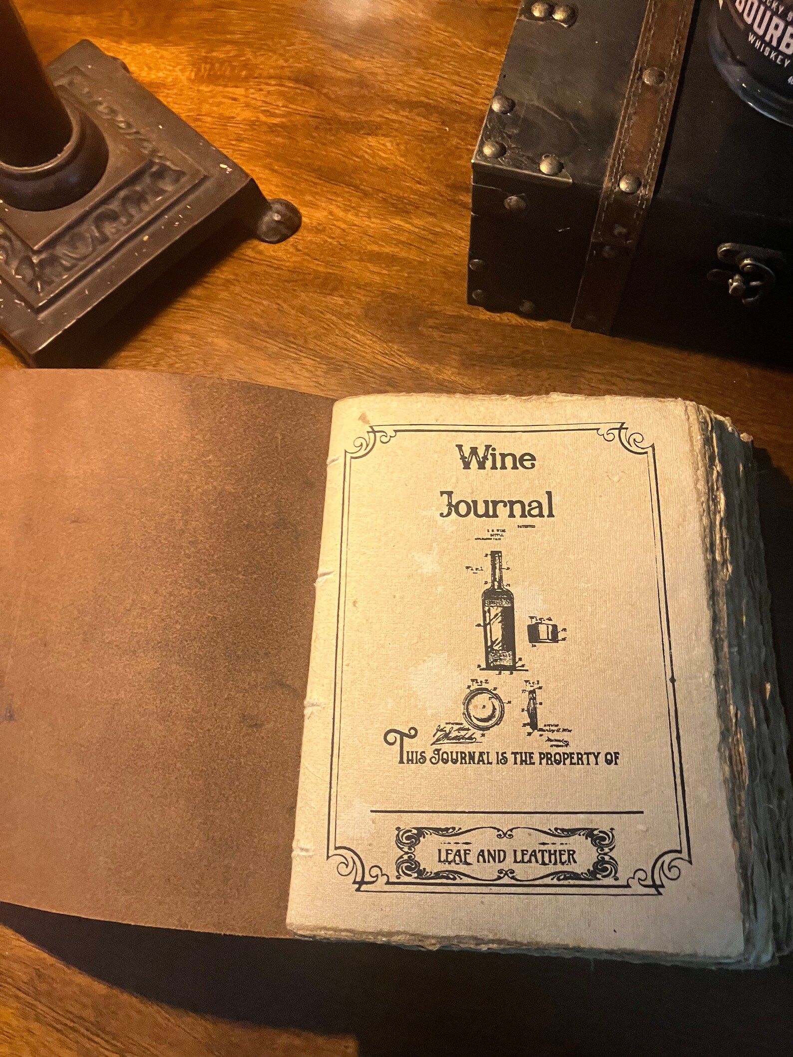 Wine Journal, Wine Gift, Wine Enthusiast, Wine Lovers, Leather Journal ...