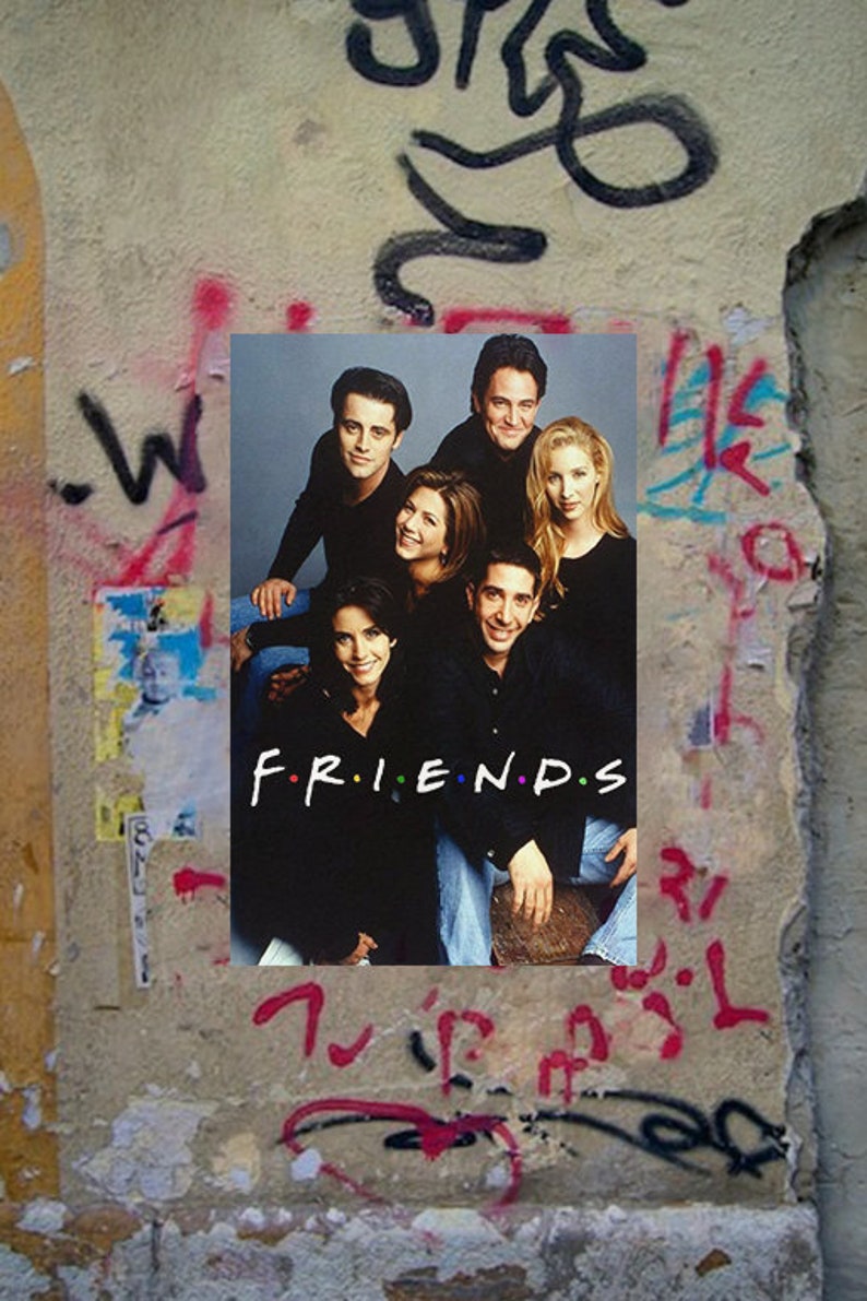 Friends Poster: Jennifer Aniston Courteney Cox Lisa Kudrow TV Show ...