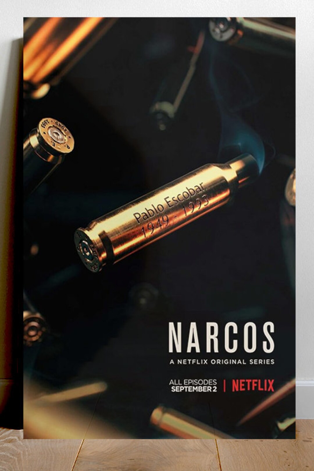 Narcos Pablo Escobar Poster TV Show Narcos Wall Art Premium Gloss Print ...