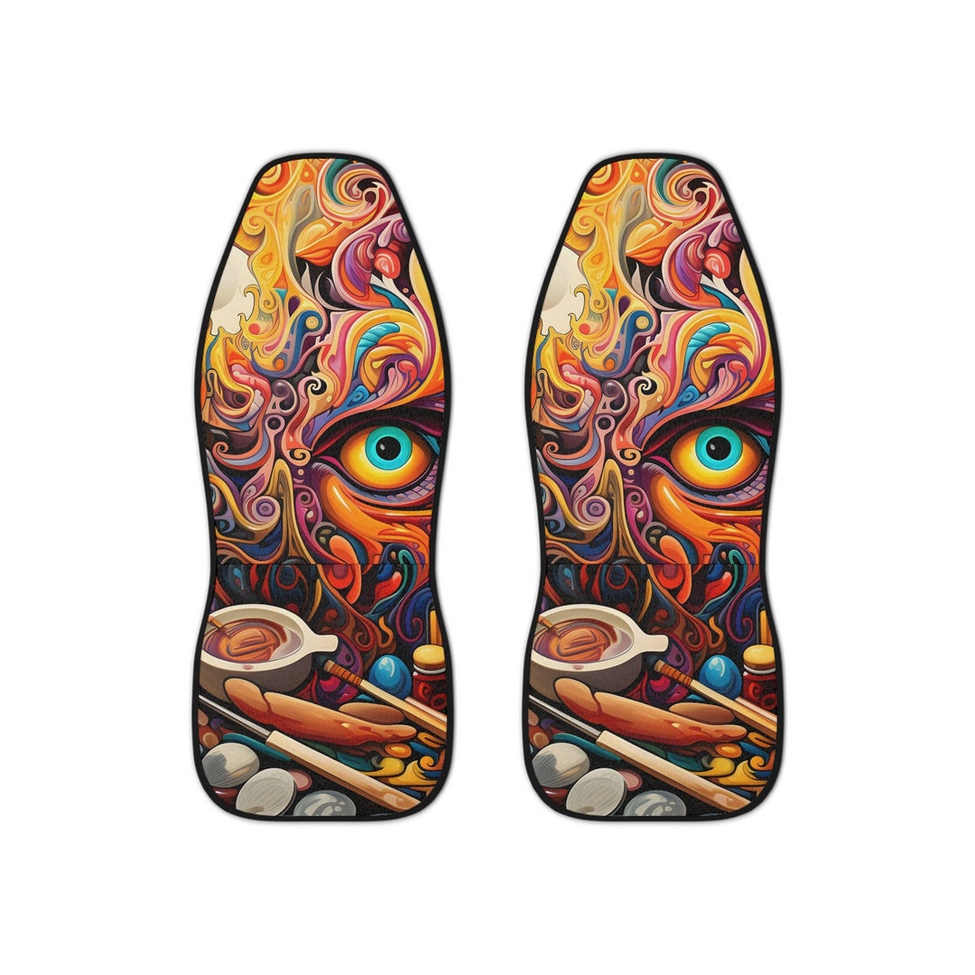 Lilith Bizarre Psychedelic Trippy Custom Design Car Seat Covers - Etsy