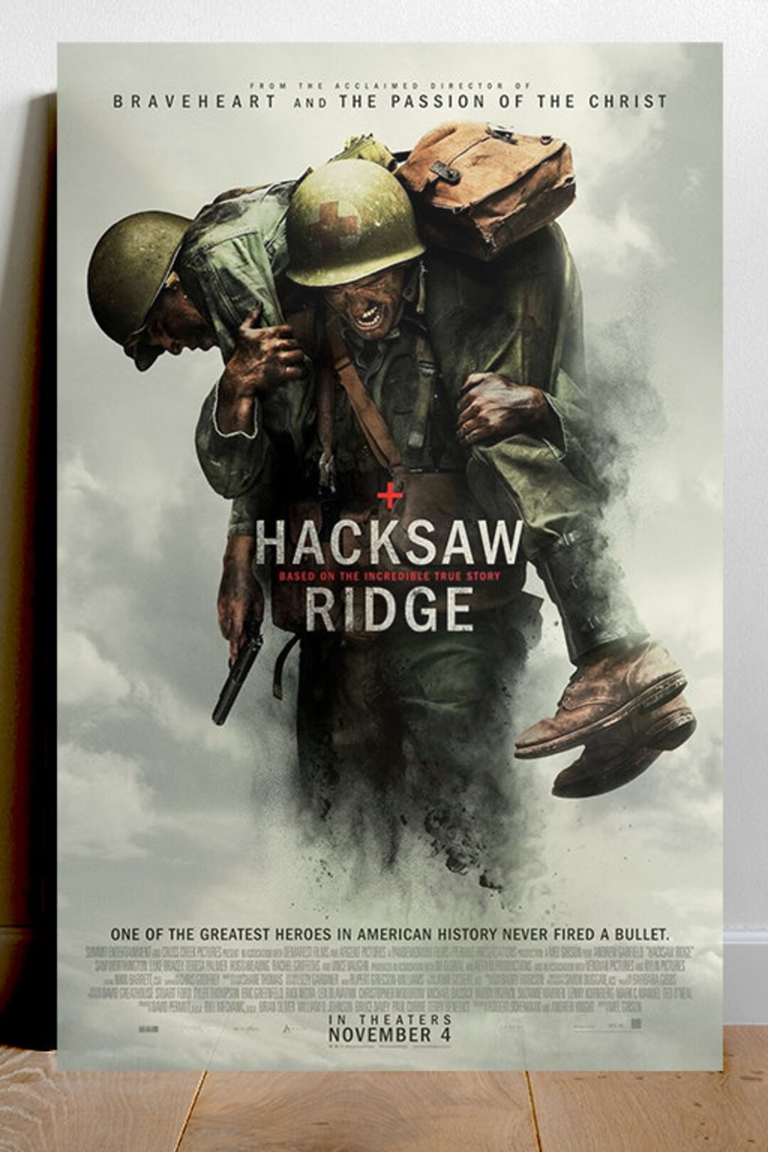 Hacksaw Ridge Andrew Garfield Gloss Poster Film Art Print War Movie ...
