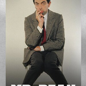 Mr. Bean Rowan Atkinson Vintage TV Show Poster Gloss Design Funny Art ...
