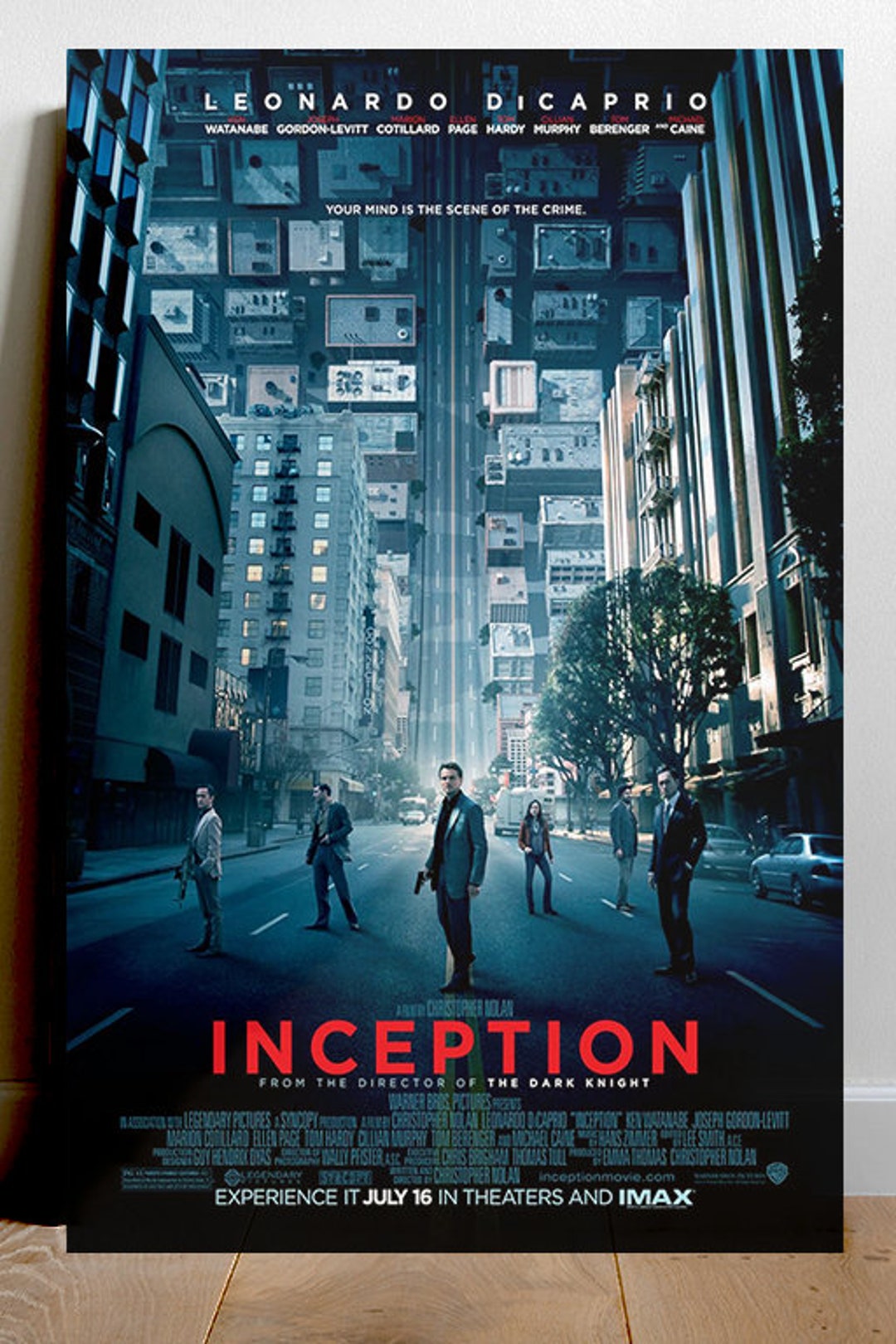 Inception Leonardo Dicaprio Premium Gloss Poster Blockbuster Film Art ...