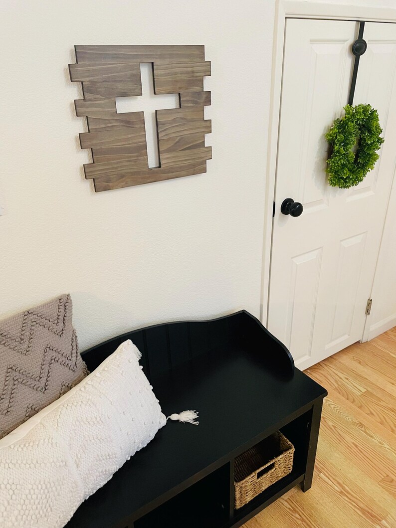 Wooden Cross Sign - Etsy