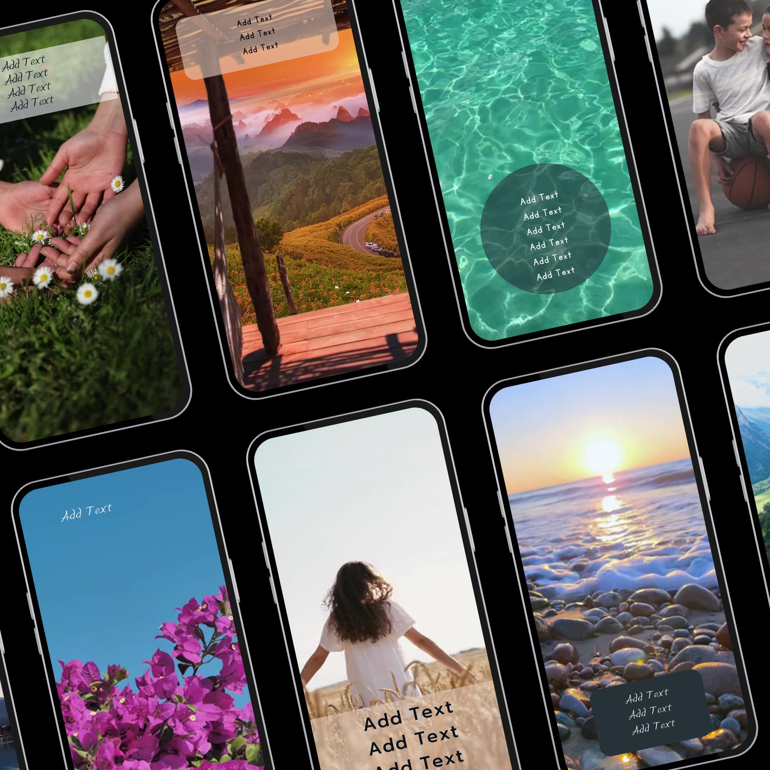 15 Faceless Background Video Pack, Perfect for Social Media Content ...