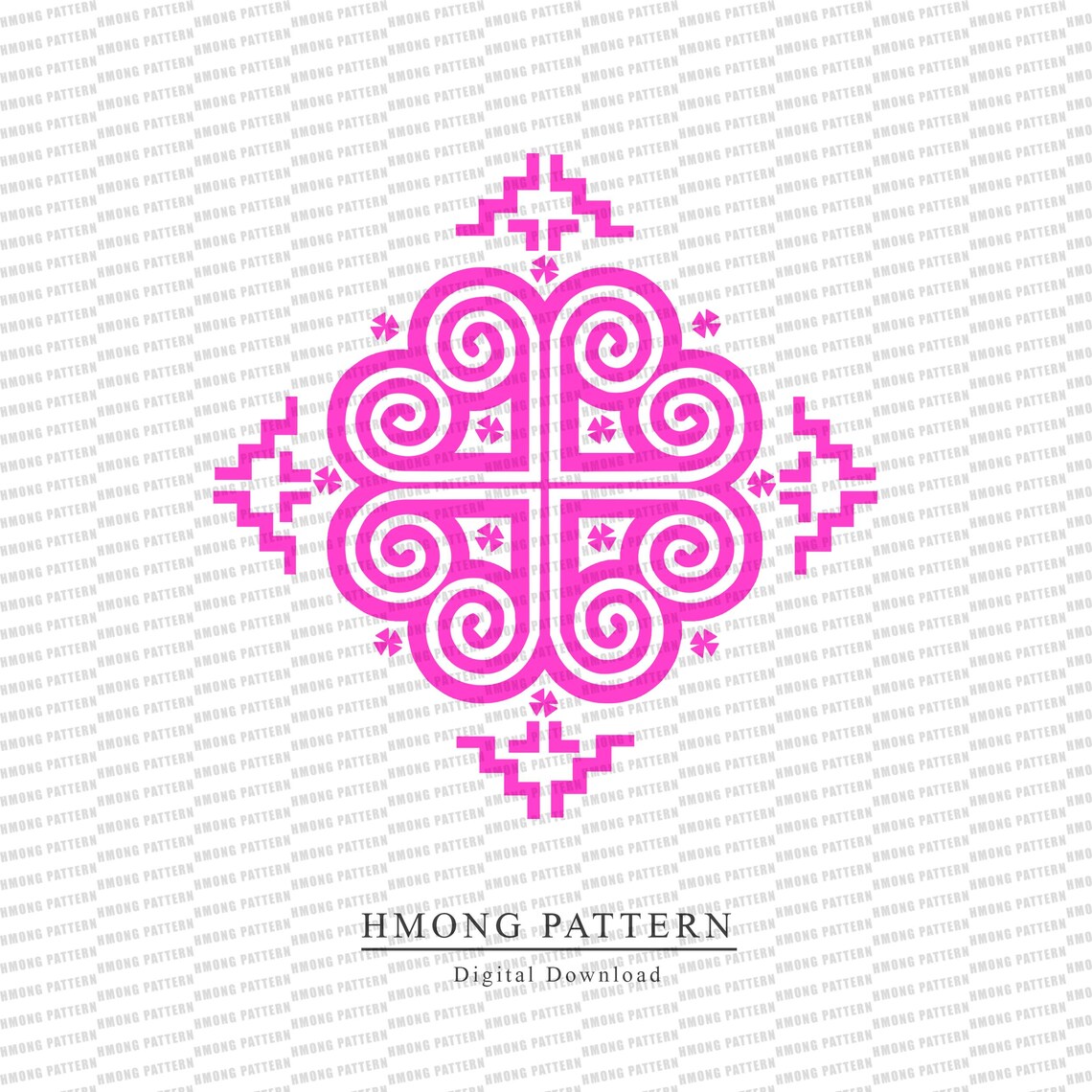 Hmong Pattern Design: Digital PNG Files for DIY Crafts - Etsy