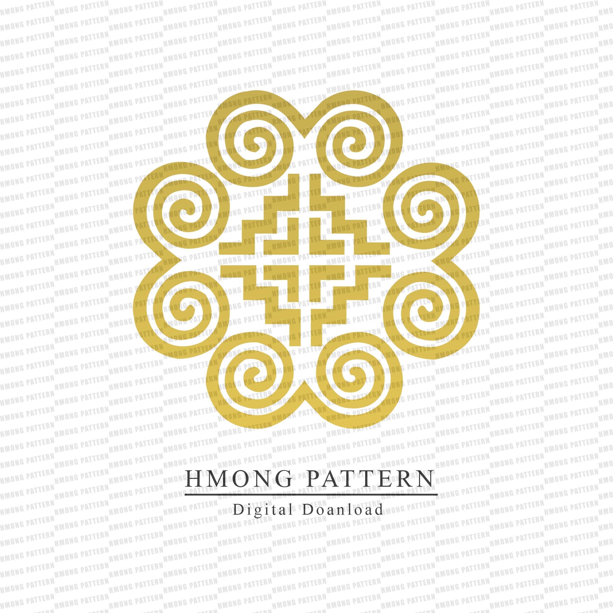Hmong Design: Digital Pattern Files for DIY Crafts (PNG & PDF) - Etsy