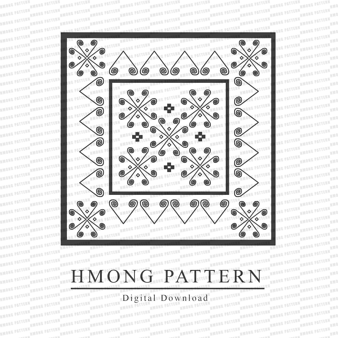 Hmong Design , Hmong Pattern Design , Hmong , Hmong Product - Etsy