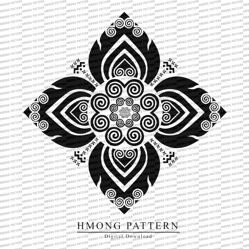 Hmong Design PNG Digital Files: Commercial Use License - Etsy
