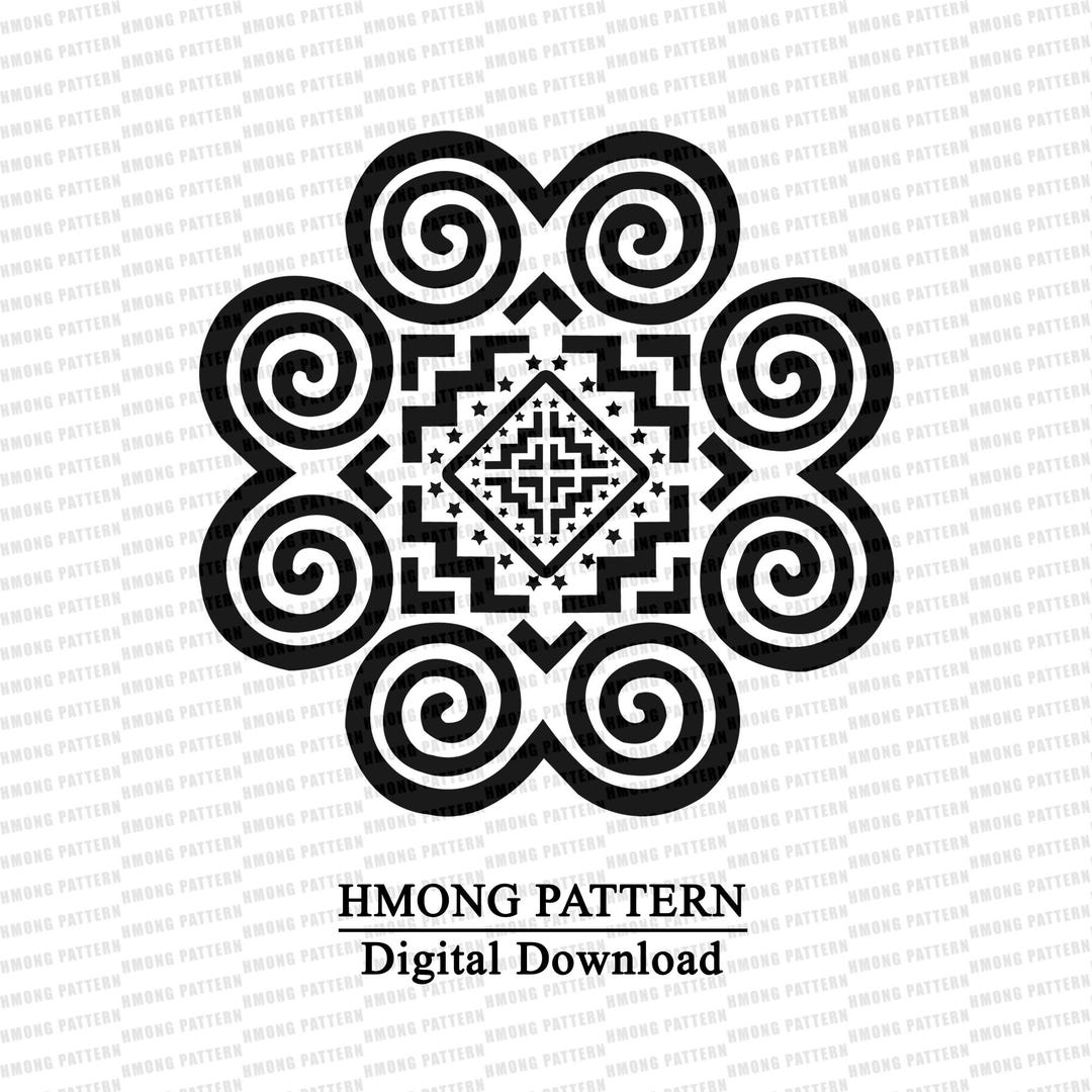 Hmong Design , Hmong Pattern Design , Hmong Digital Png , Hmong Product ...