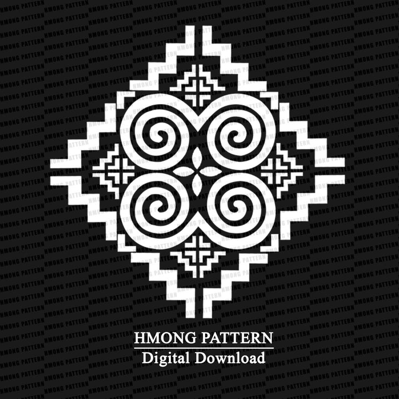 Hmong Design PNG: Digital Files for DIY Crafts (commercial Use OK, No ...