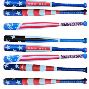 FLAG Bat - Custom Designed Plastic FLAG Baseball, Thin or Blitz Ball ...