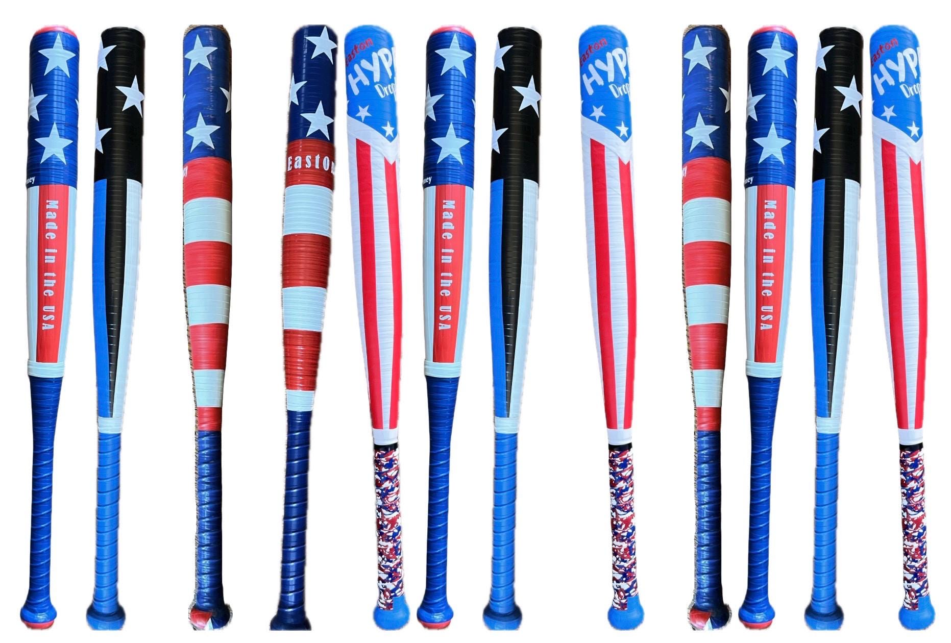 FLAG Bat - Custom Designed Plastic FLAG Baseball, Thin or Blitz Ball ...