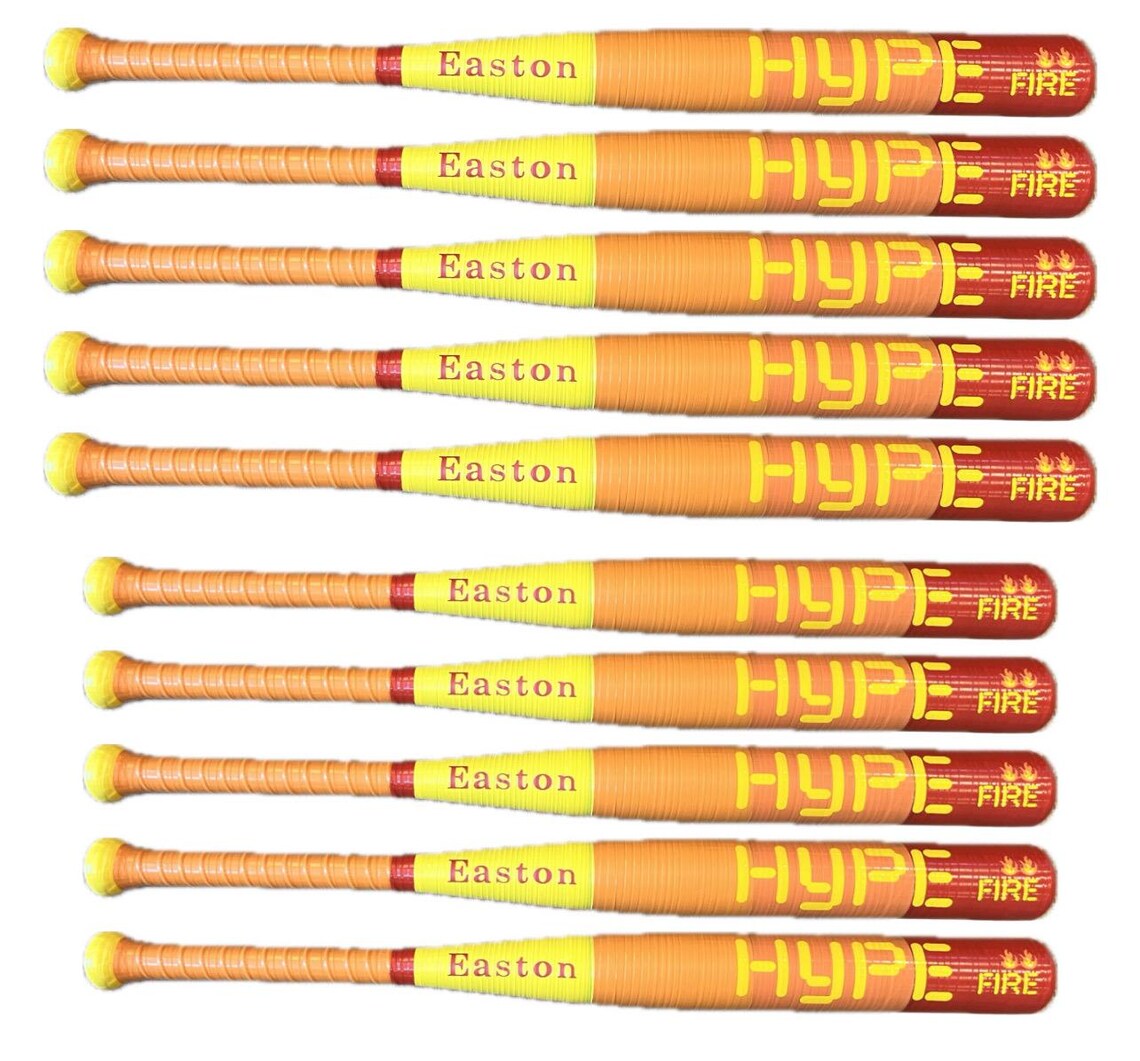 HYPE Fire('24 and '25), HYPE Ice, Custom Made Hype Plastic Baseball ...
