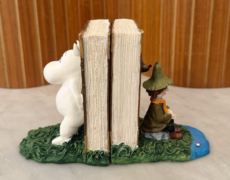 Book Ends Moomin Finland Finish Design | Scandinavian Design - Etsy