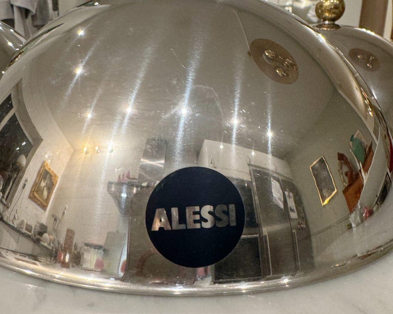 Alessi Set 4 Cloche Stainless Made in Italy - Etsy