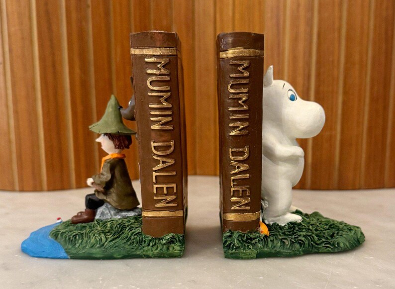 Book Ends Moomin Finland Finish Design | Scandinavian Design - Etsy