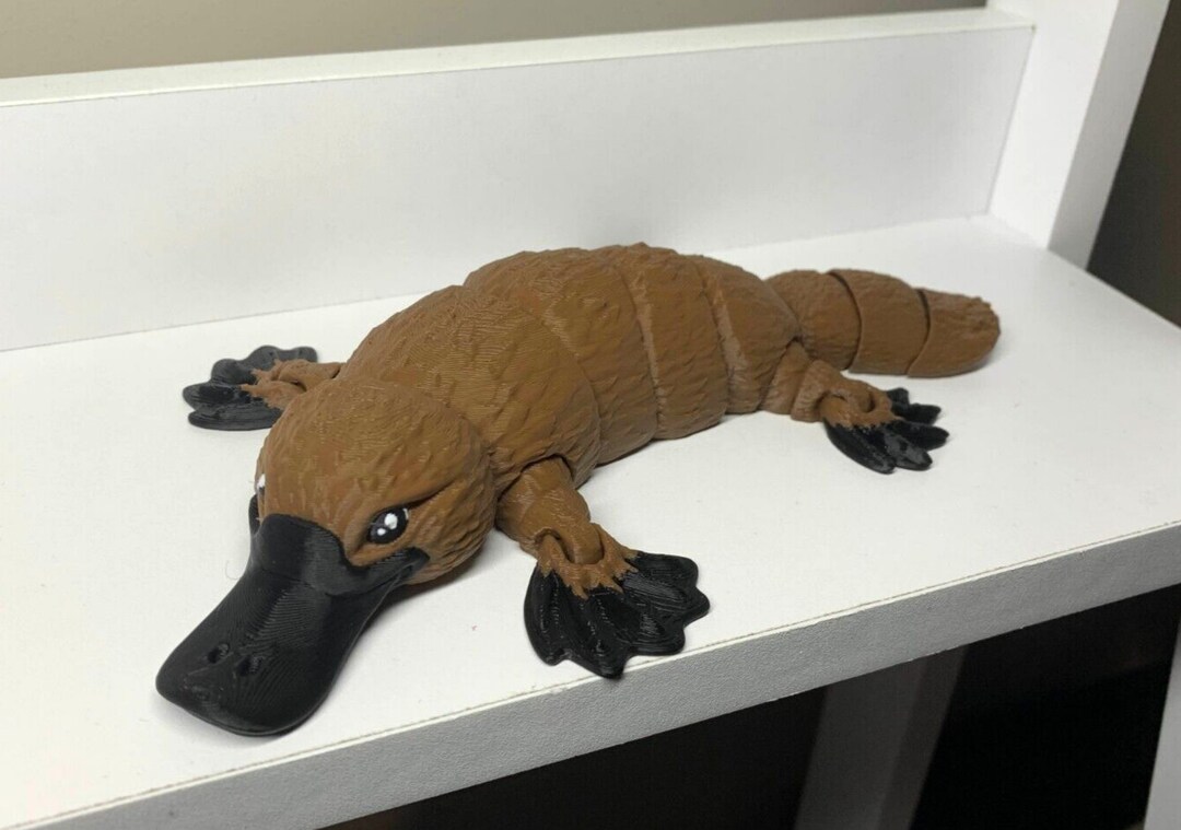 Platypus Flexi Articulated Figure Toy 3D Printed Handmade Novelty ...