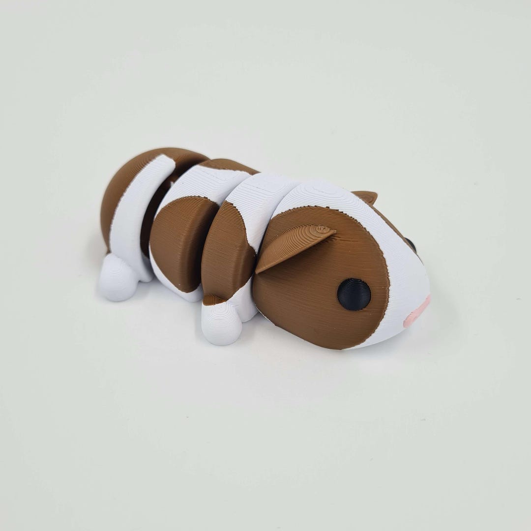 Guinea Pig Flexi Fidget Toy - 3D Printed Animal - Articulated Toy ...