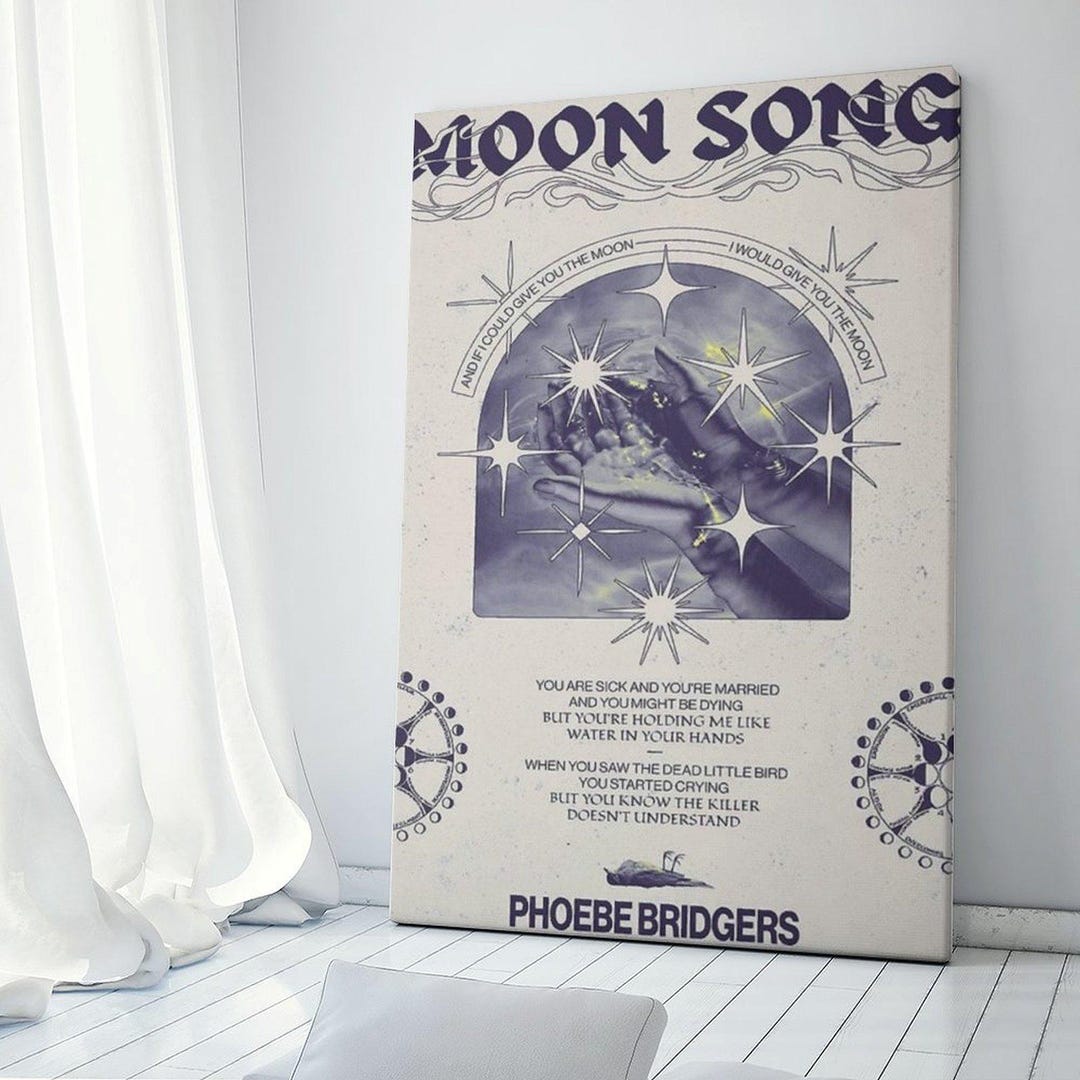 Moon Song Phoebe Bridgers Posters Canvas Paintings Home Decor ...