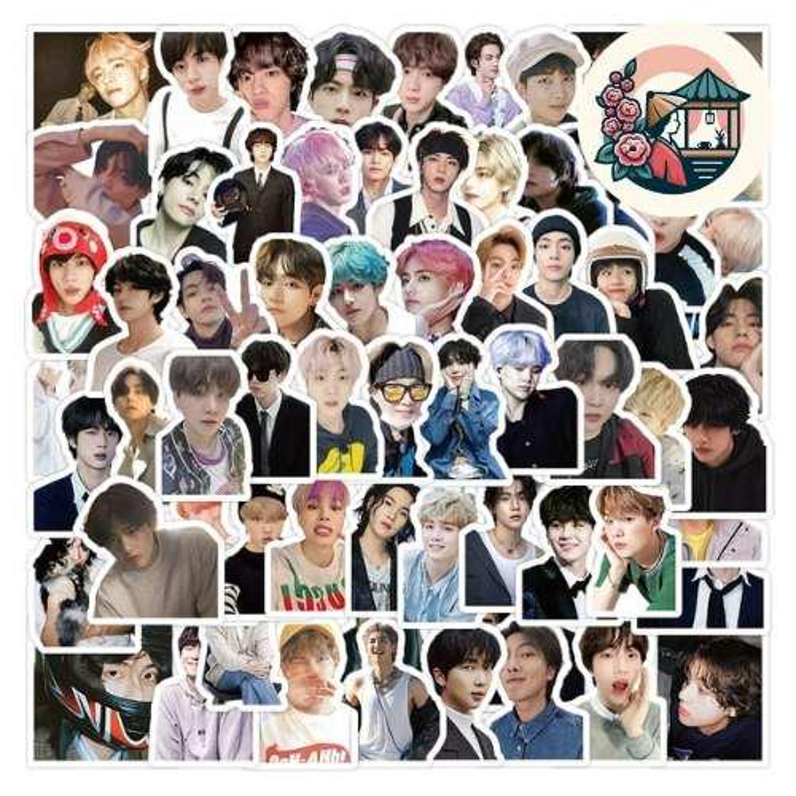 Kpop Idol Sticker Collage - Etsy