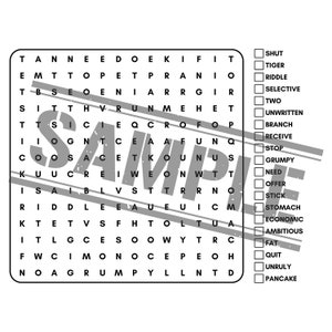 Simple Random Word Search Puzzle Series 2 by Relaxingfungame - Etsy