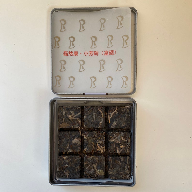 Compressed & Squared Pu-erh Raw Tea/ Easy to Carry and Break/ Chang ...