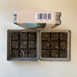 Compressed & Squared Pu-erh Raw Tea/ Easy to Carry and Break/ Chang ...