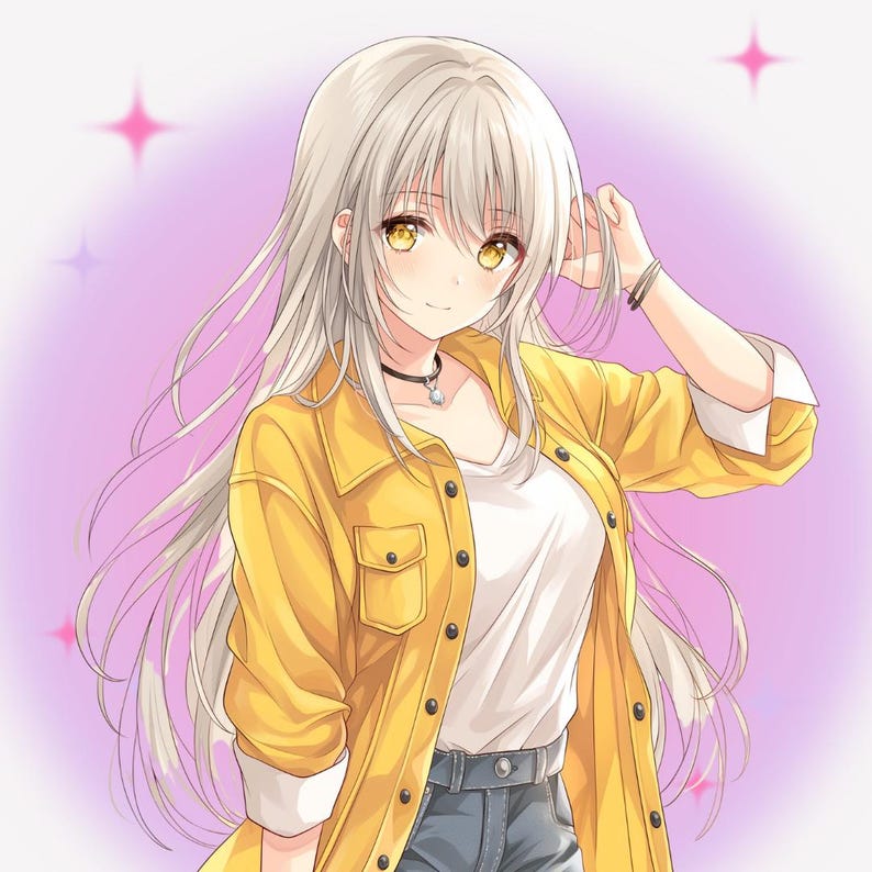 Custom PFP PFP Anime Commission Profile Icon Avatar PFP for Twitch ...