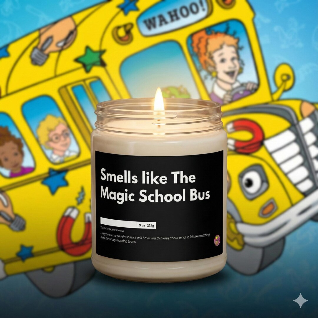 90s Nostalgia Candle | Science Teacher Gift, Retro Cartoon - Etsy