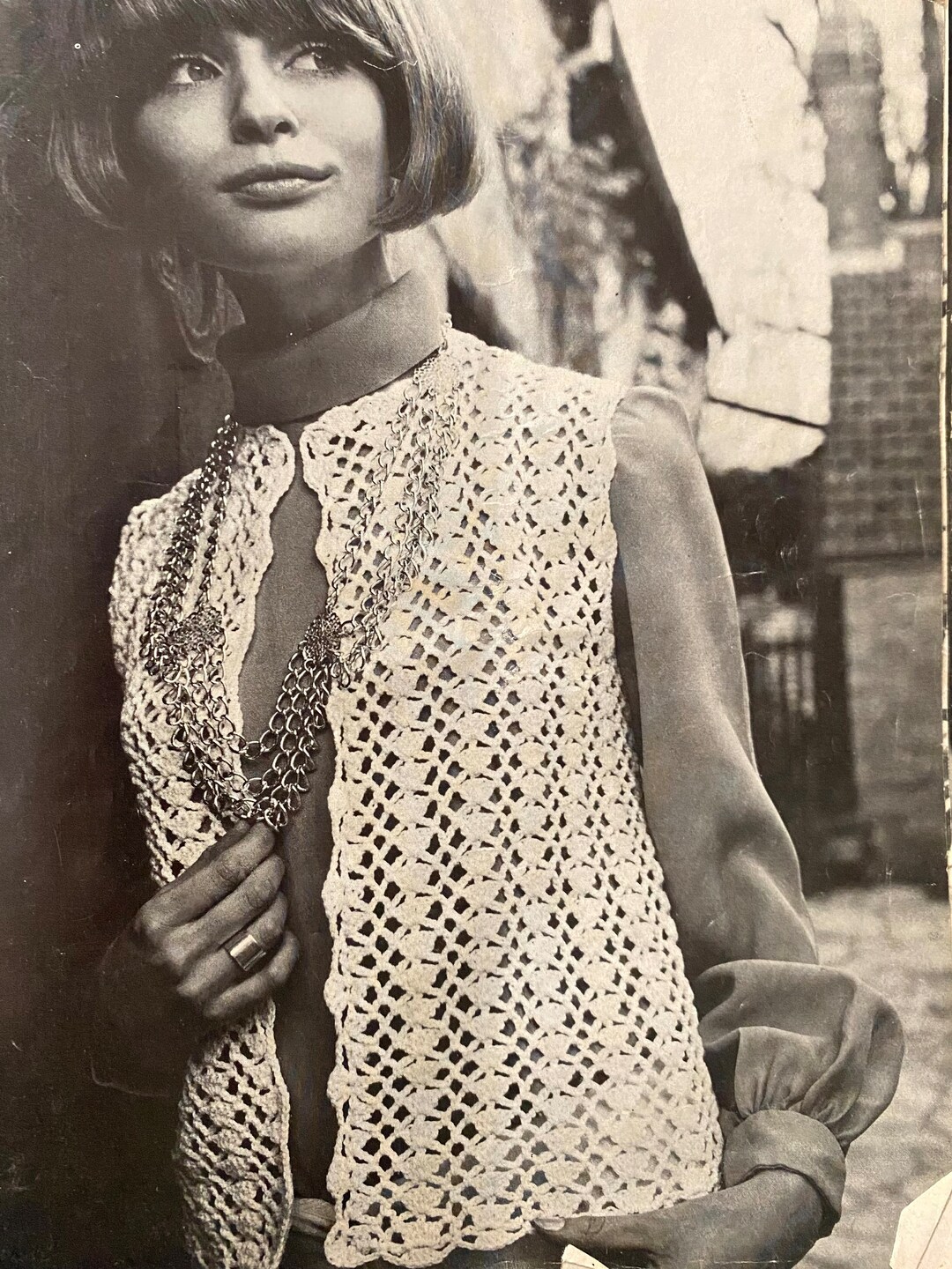 Vintage Crochet Balero Cardigan Pattern From 1969 - Etsy