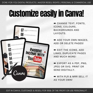 Passive Income With Youtube Guide | DFY Digital Product Master Resell Rights, Digital Marketing ...