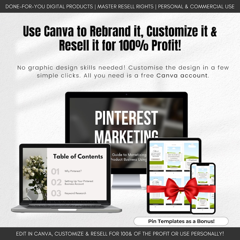 Beginner's Guide to Pinterest Marketing Step-by-step PLR MRR Done for ...