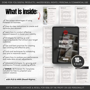 Beginner's Guide to Pinterest Marketing | Step-by-step PLR MRR Done for ...