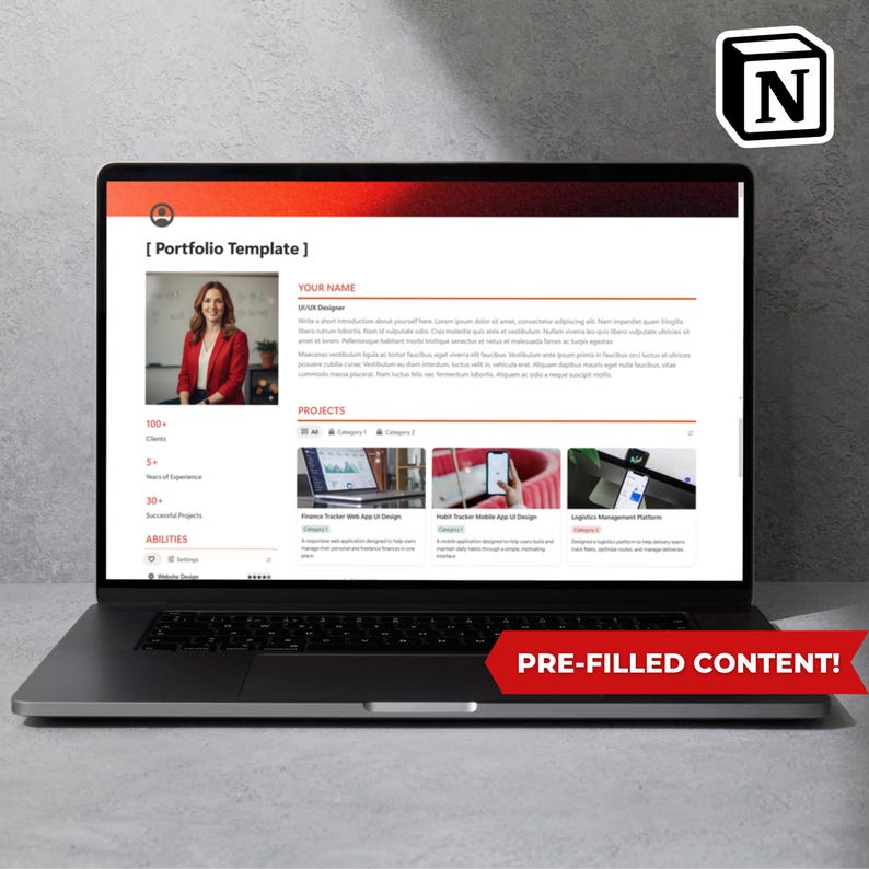 Notion Portfolio Template | Ultimate All-in-one Freelance Website ...