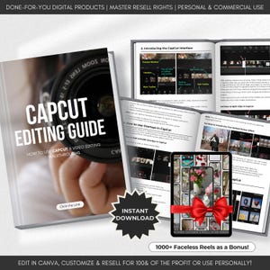 Ultimate Guide to Capcut Editing Ebook MRR PLR Master Resell Rights DFY ...