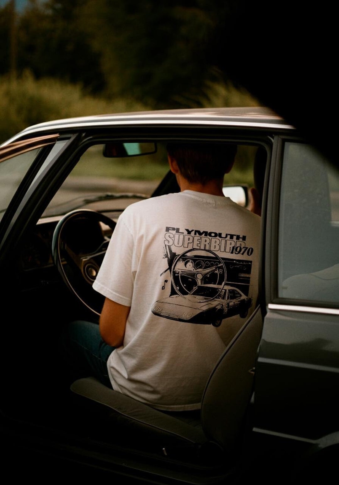 Vintage Muscle Car T-shirt, Plymouth Superbird Tee, Retro Car Lover ...