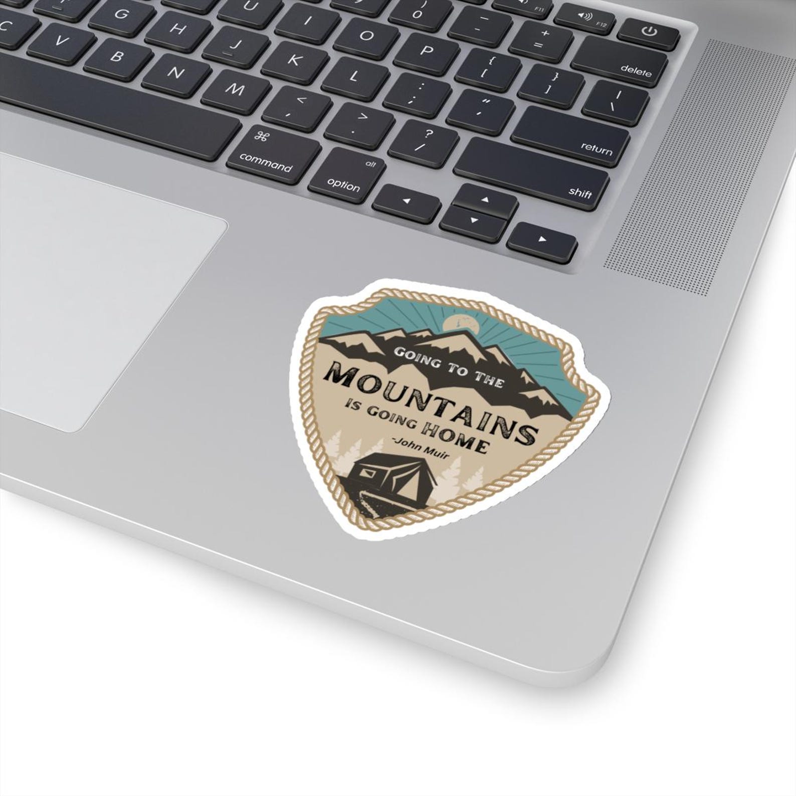 John Muir Quote Vinyl Sticker: Mountain Adventure Decor - Etsy