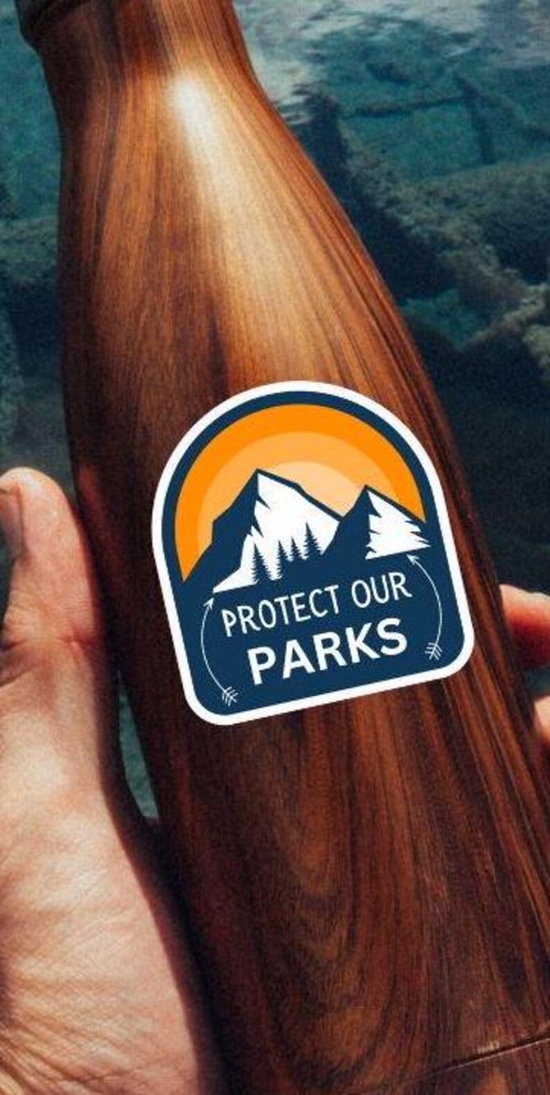 US National Parks Vinyl Sticker, Colorful Nature Conservation Decal ...